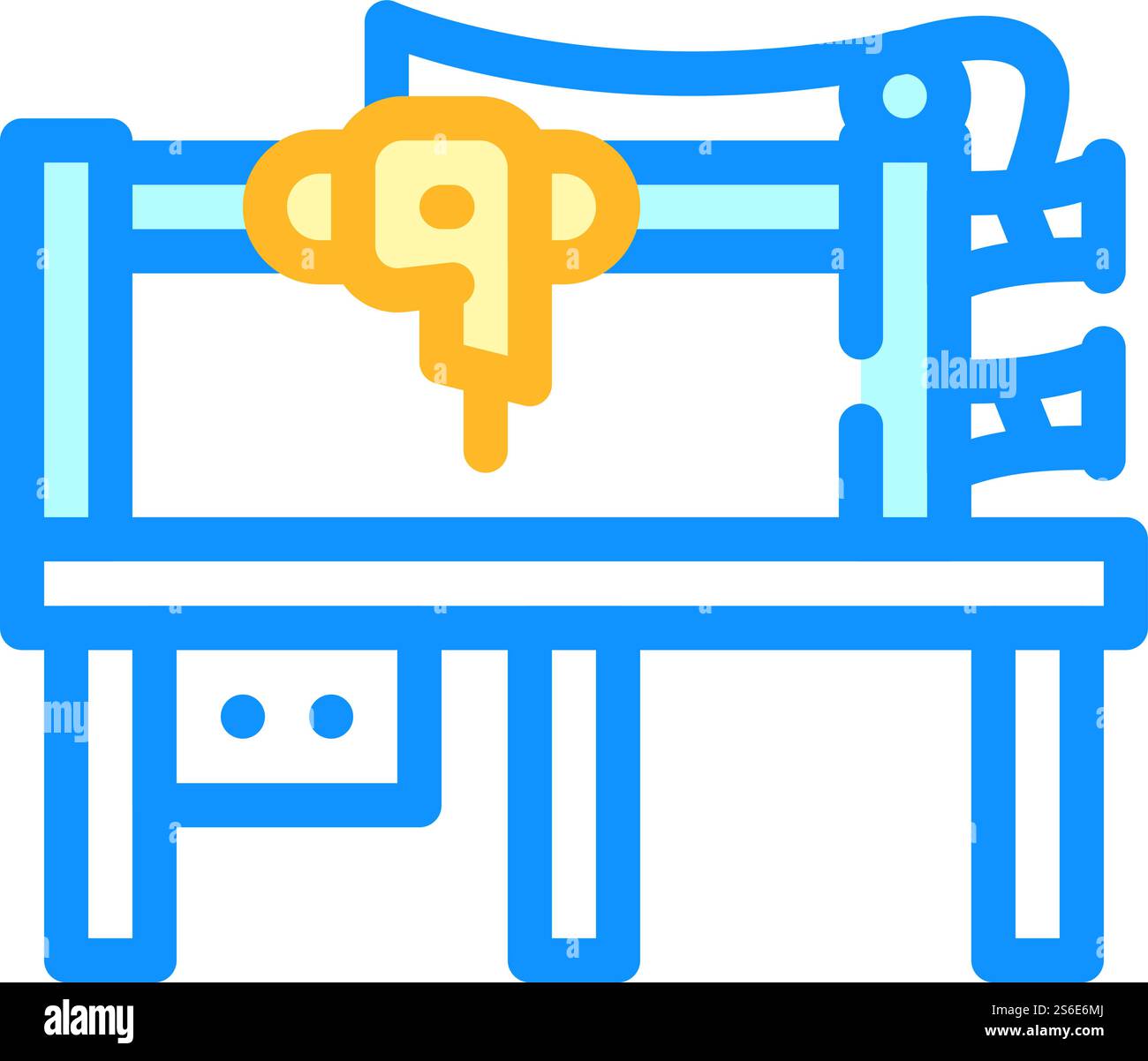 pattern sewing machine color icon vector. pattern sewing machine sign ...