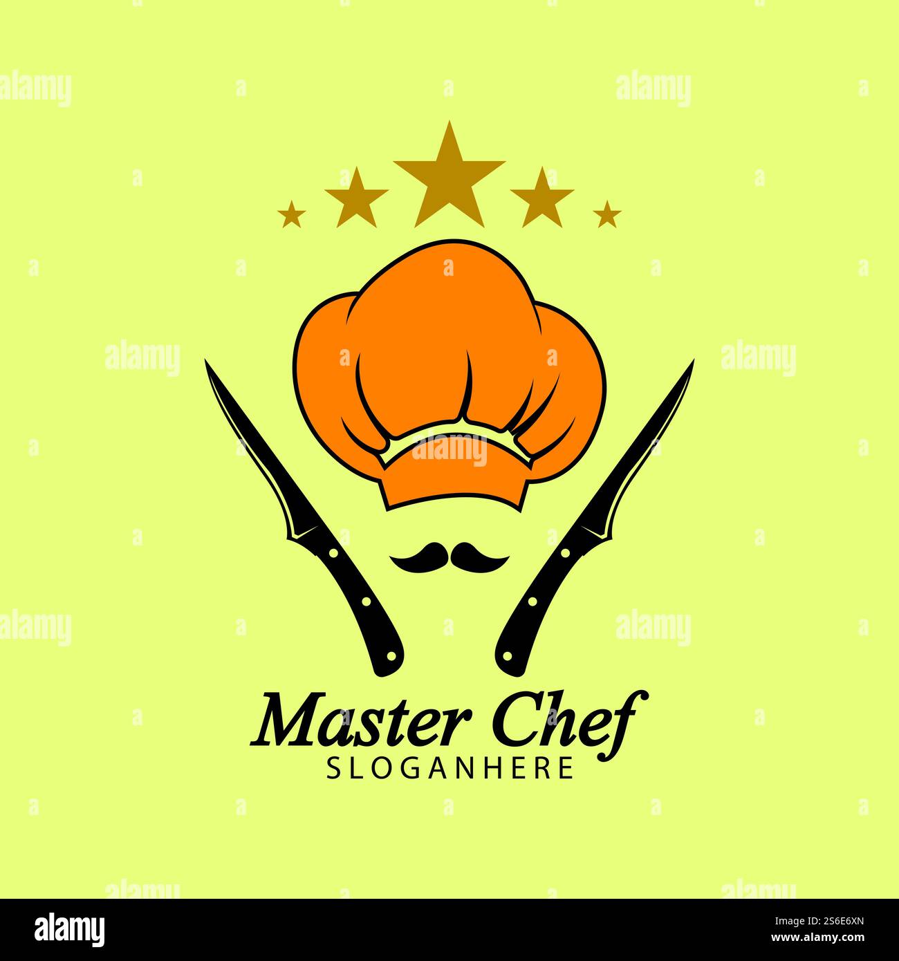 Master Chef Logo Design Vector Illustration Stock Vector Image & Art ...