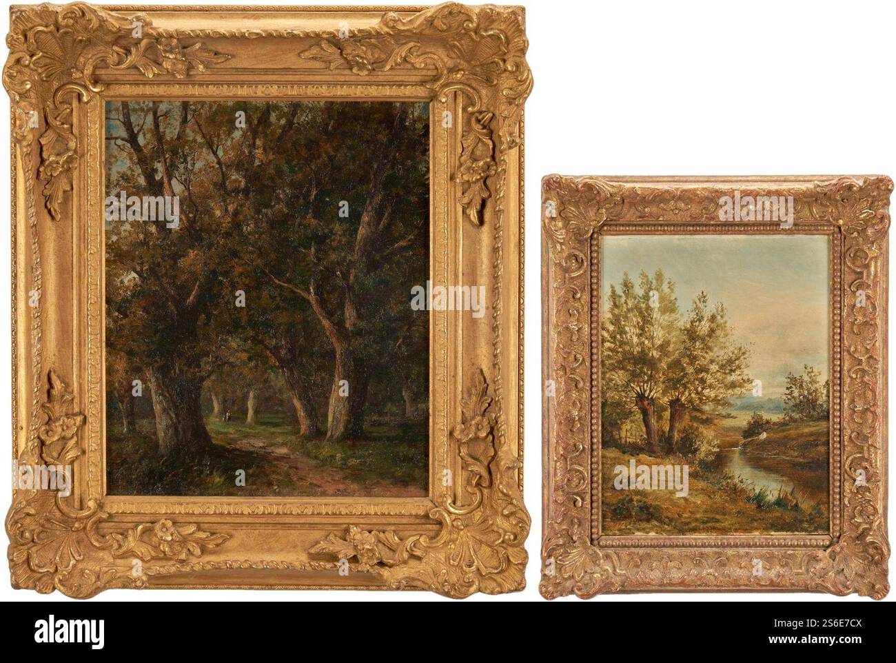 George A. Boyle - oil on canvas English landscape paintings by George ...