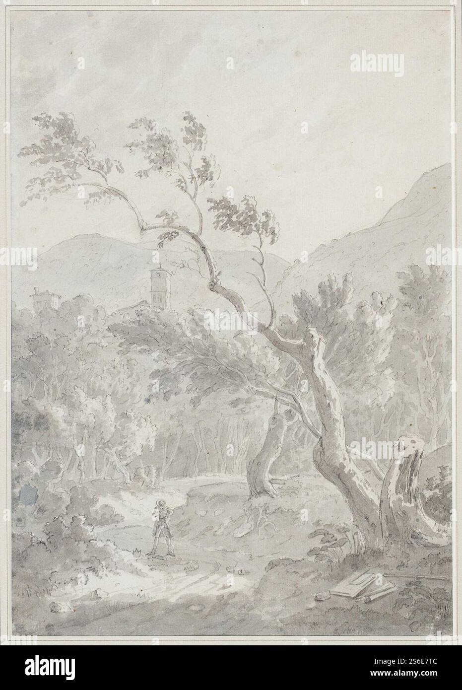 George Beaumont - The Convent of Sant Angelo, Tivoli - 10585 Stock ...