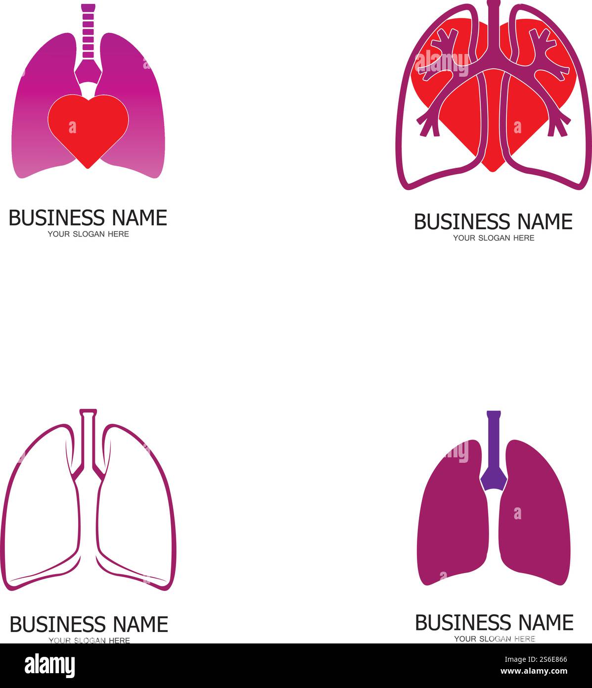 lung health and care logo template,emblem,design concept,creative ...