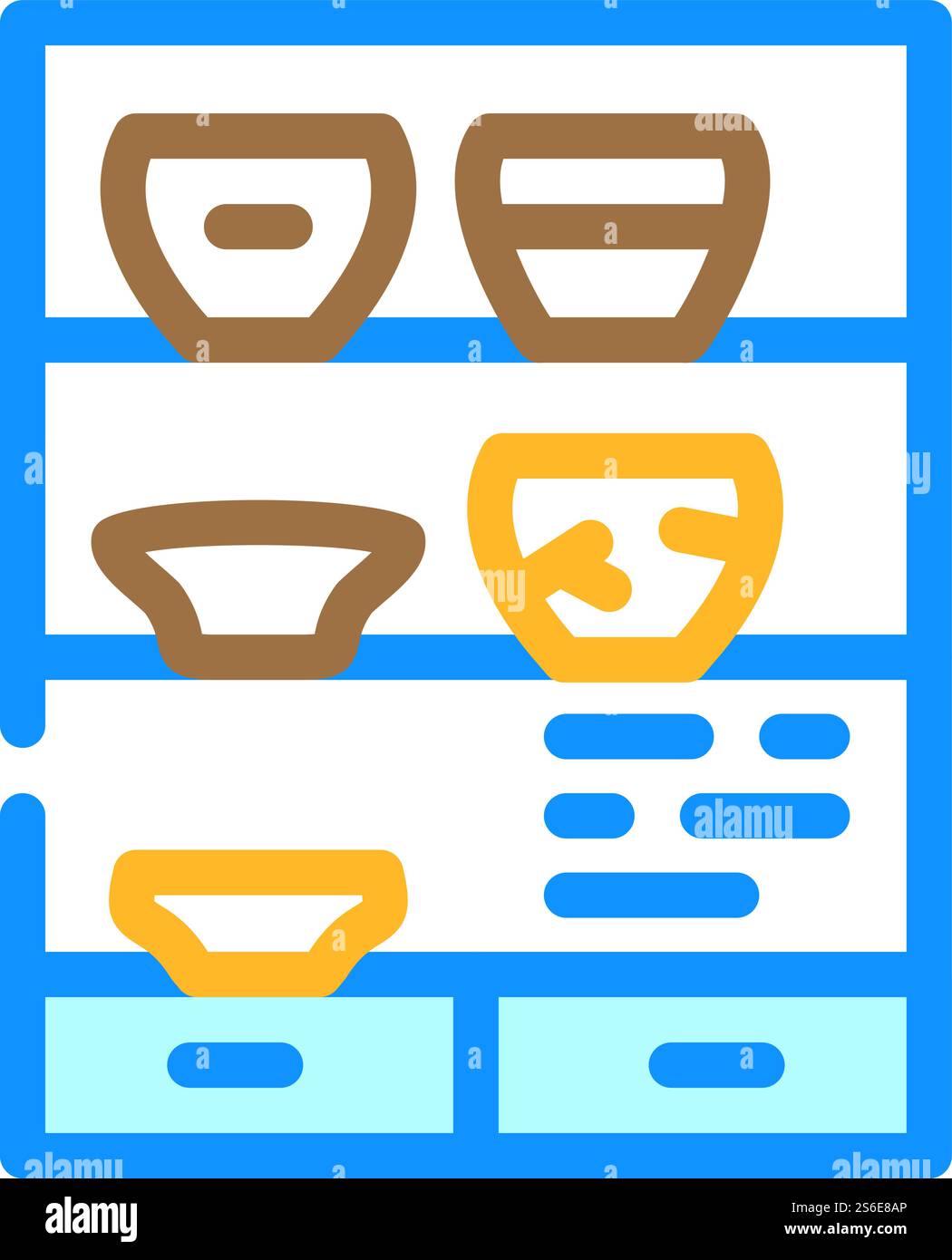 pottery museum exhibit color icon vector. pottery museum exhibit sign ...
