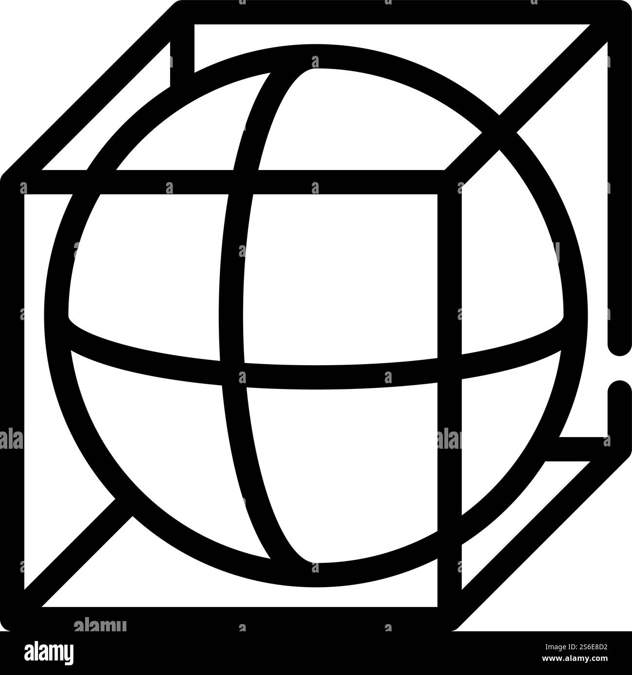 complex details line icon vector. complex details sign. isolated ...