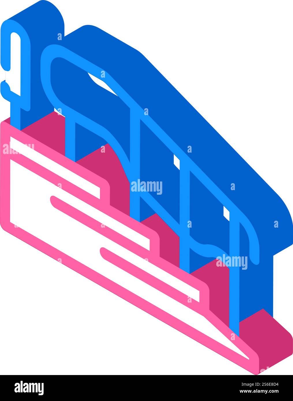 dynamic exercise ladder-bars isometric icon vector. dynamic exercise ...