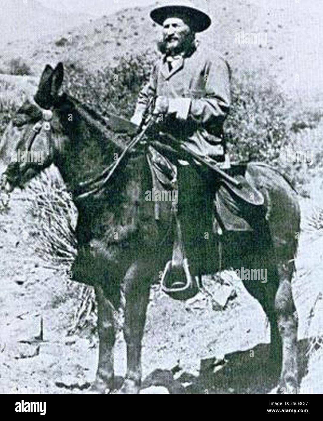 George Crook at turret peak Stock Photo - Alamy