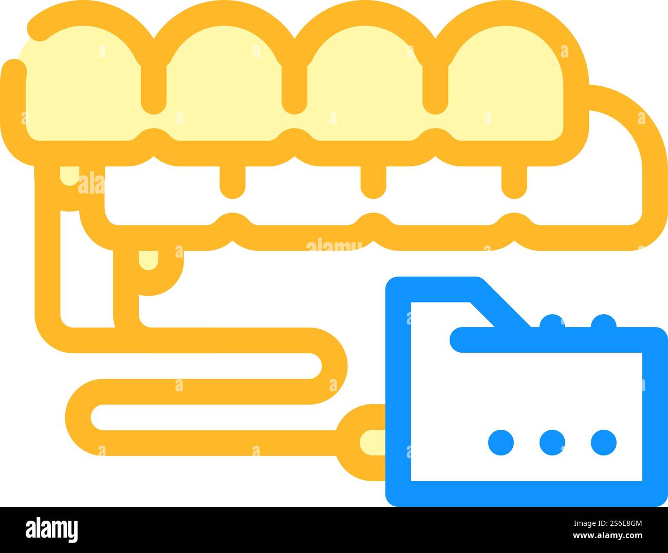 apparatus for pneumatic massage color icon vector. apparatus for ...