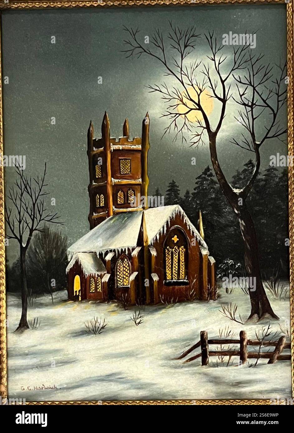 George Gunther Hartwick - Oil on Board, Signed Lower Left, Measures ...