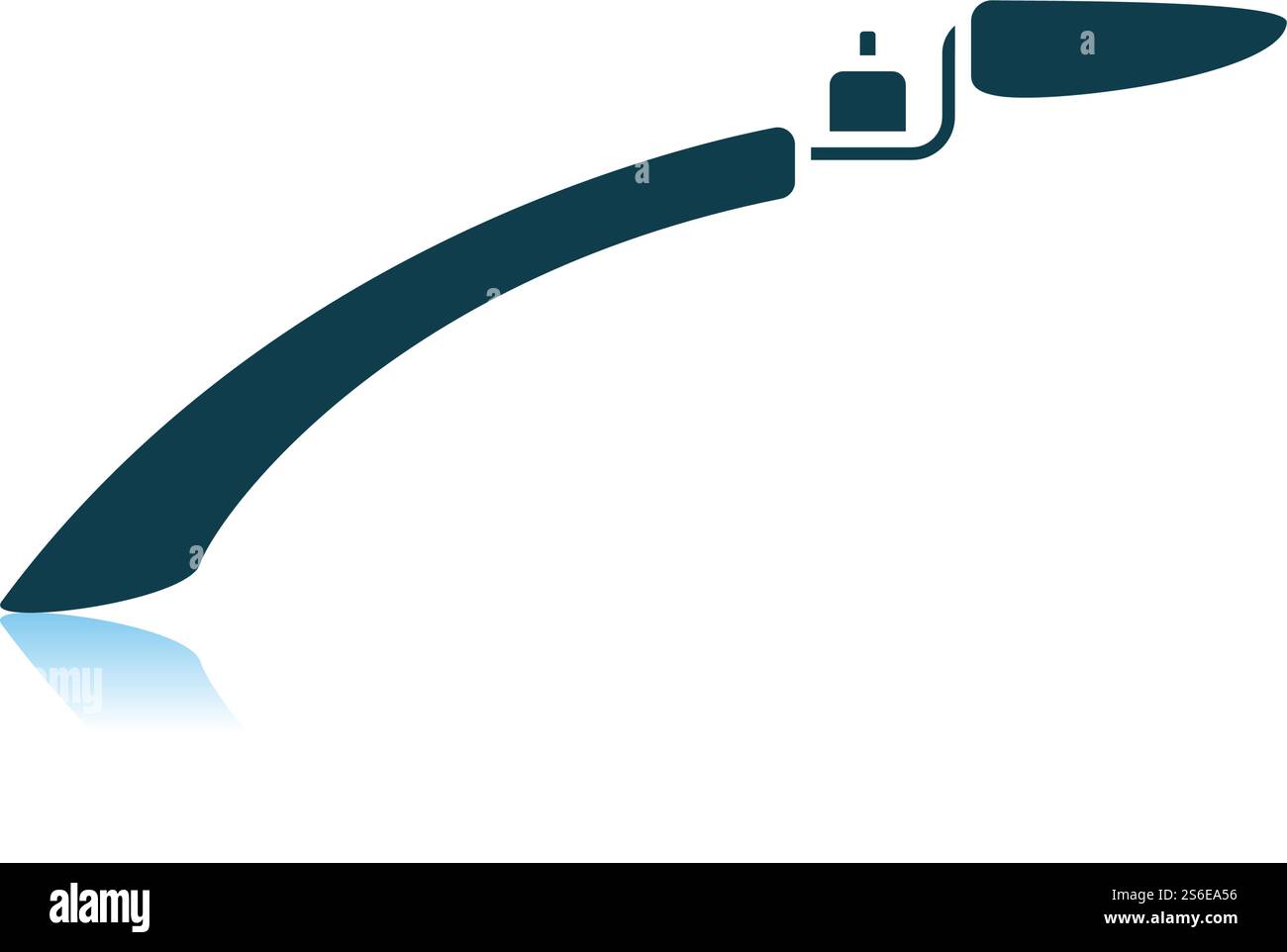 Bike Fender Icon. Shadow Reflection Design. Vector Illustration Stock ...