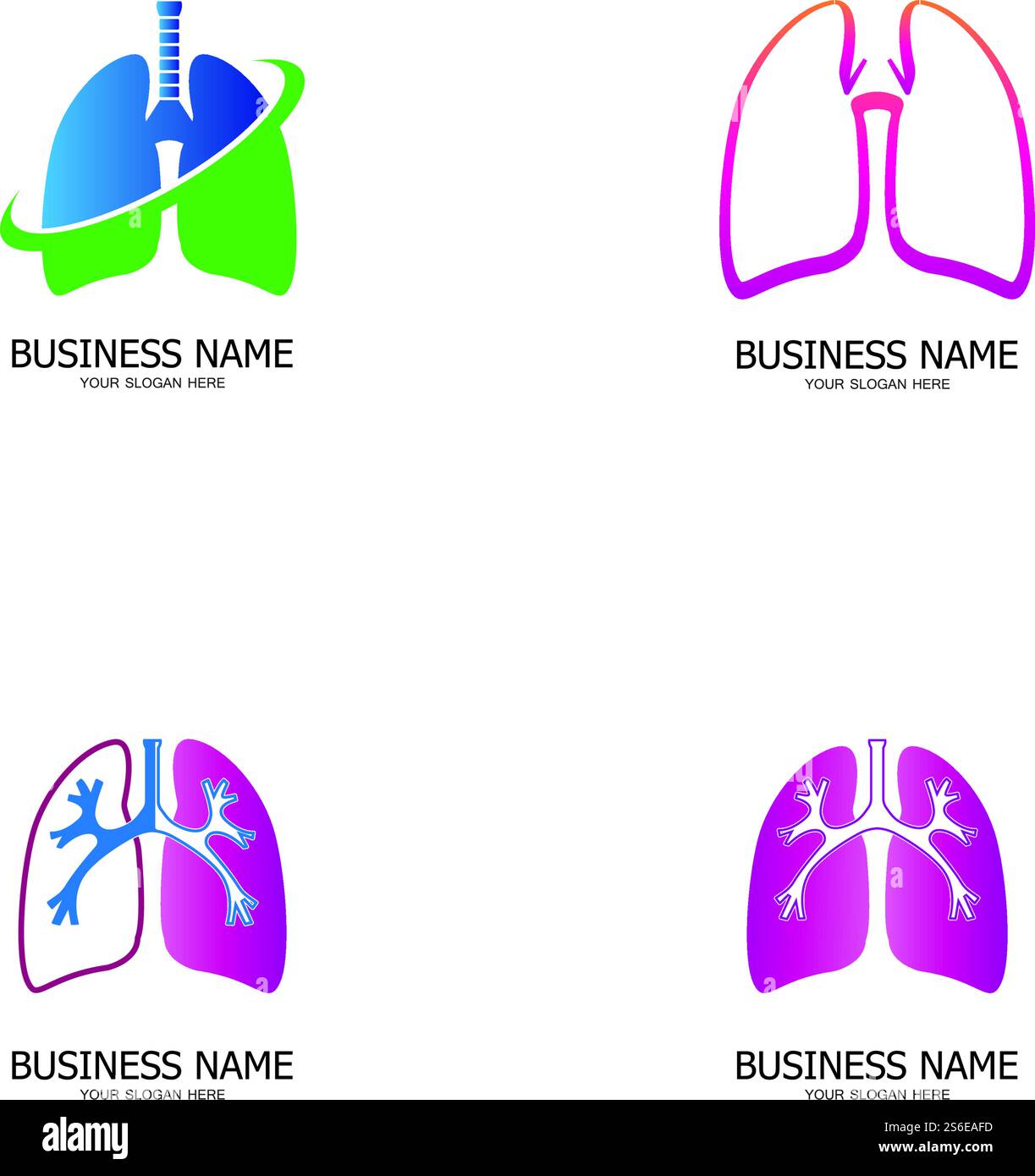 lung health and care logo template,emblem,design concept,creative ...