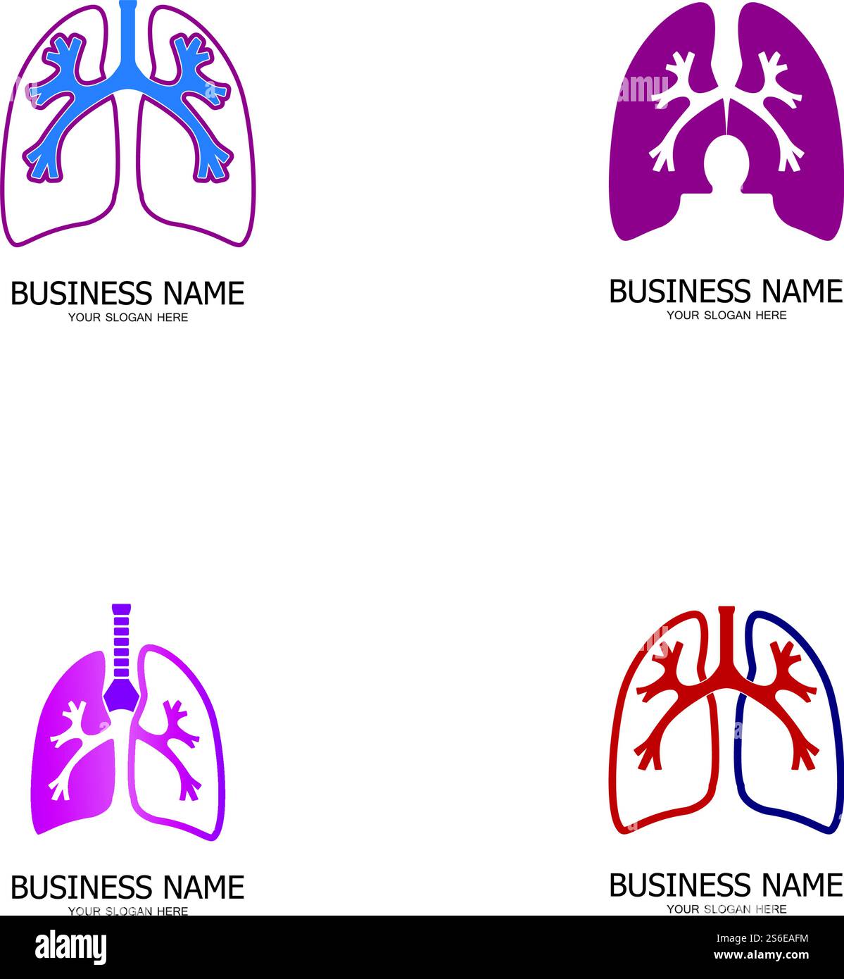 lung health and care logo template,emblem,design concept,creative ...