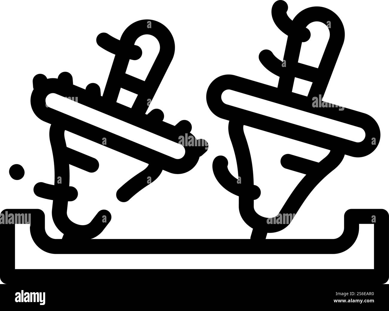 whirligigs battle toy, beyblade line icon vector. whirligigs battle toy ...