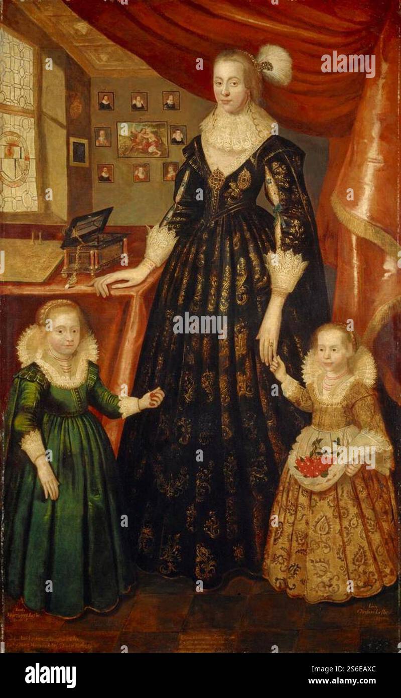 George Jamesone - Anne Erskine, Countess of Rothes, d. 1640. Wife of ...