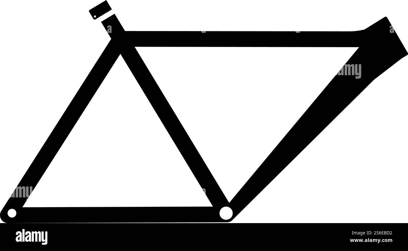 Vector bike frame store