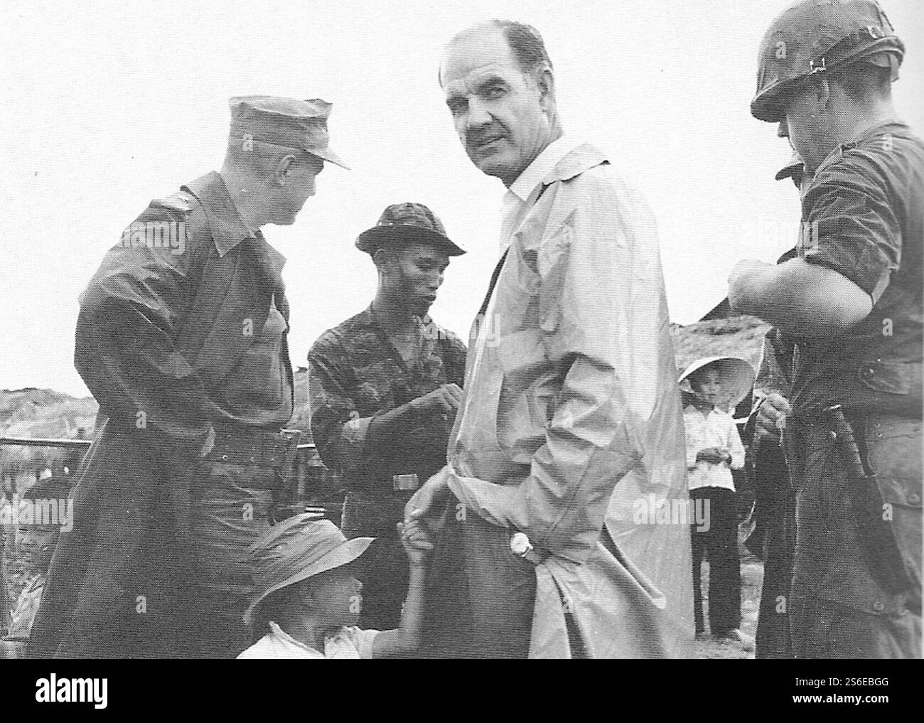 George McGovern Vietnam trip Nov 1965 Stock Photo - Alamy