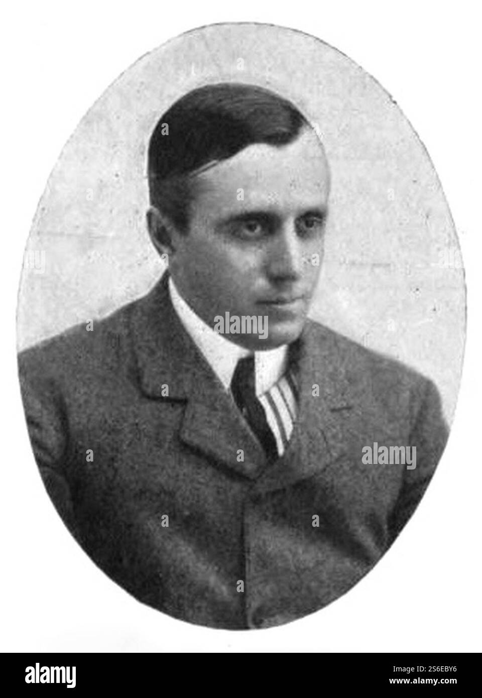 George Parsons, actor. oval portrait 1902 Stock Photo - Alamy