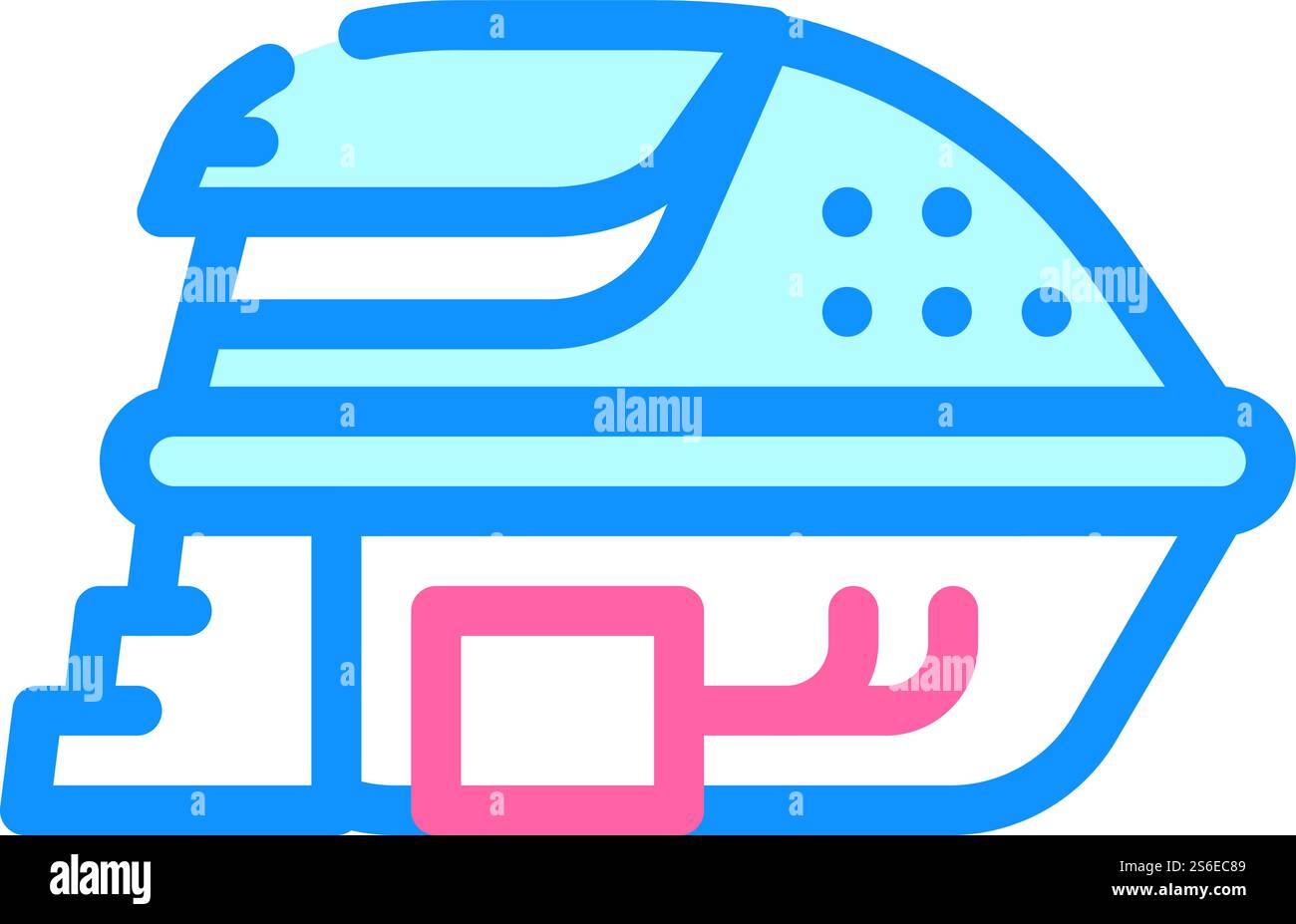 deprivation chamber, floating capsule color icon vector. deprivation ...