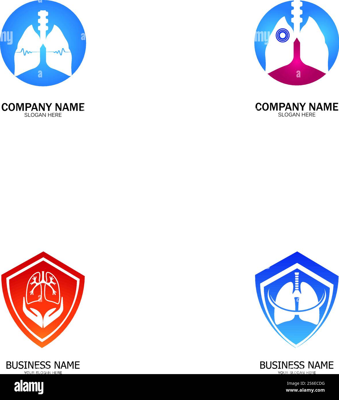 lung health and care logo template,emblem,design concept,creative ...