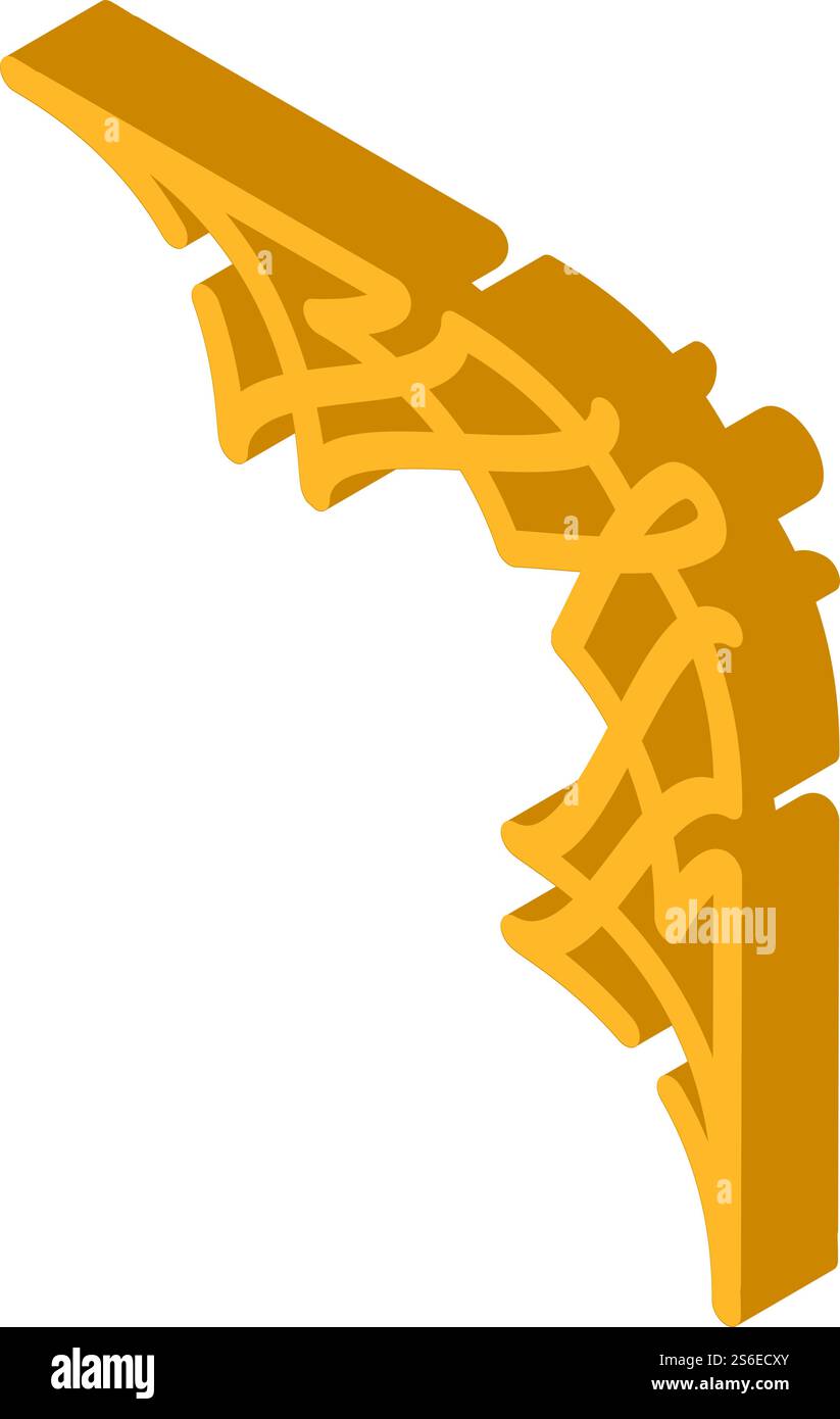 page decoration corner isometric icon vector. page decoration corner ...