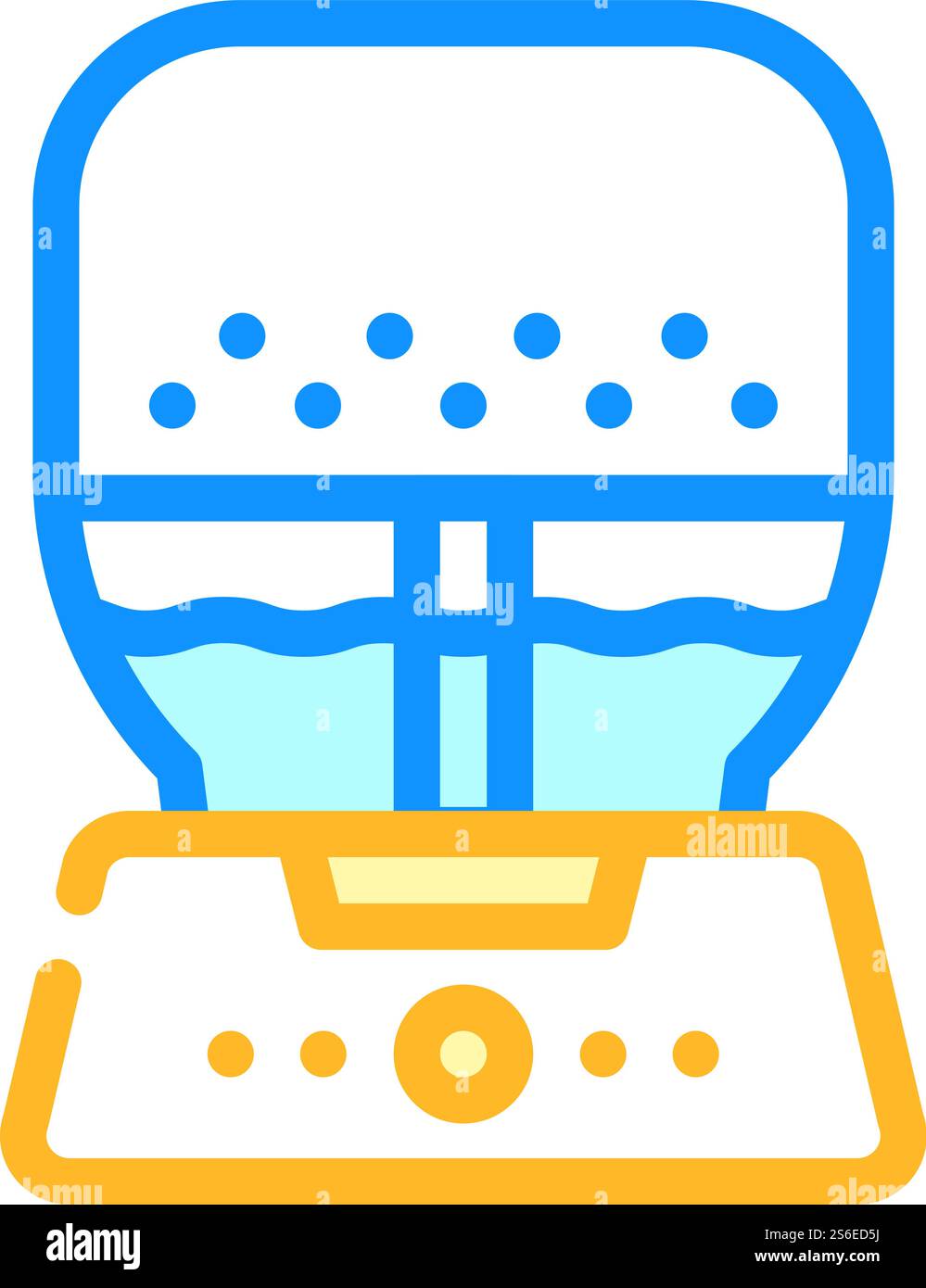 air purifier and humidifier color icon vector. air purifier and ...