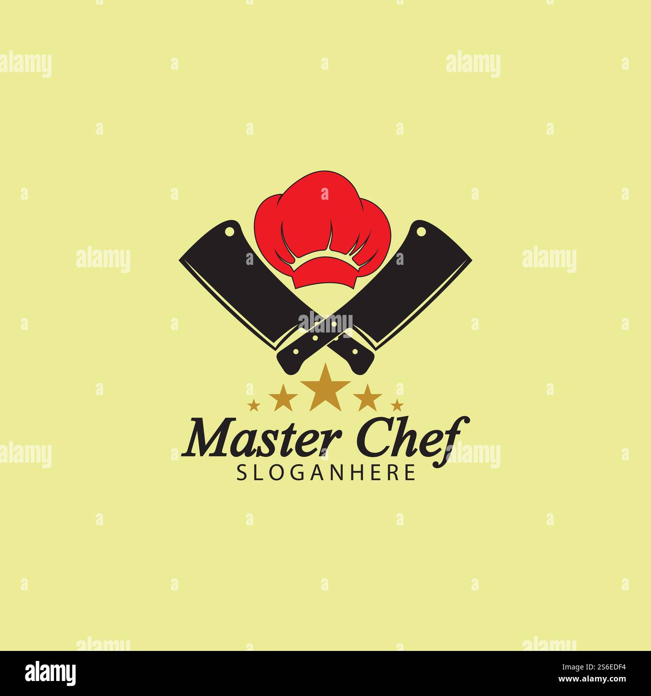 Master Chef Logo Design Vector Illustration Stock Vector Image & Art ...