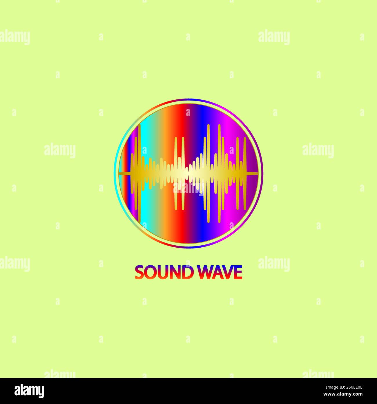 Sound Wave. Colorful sound waves for party, DJ, pub, clubs, discos ...