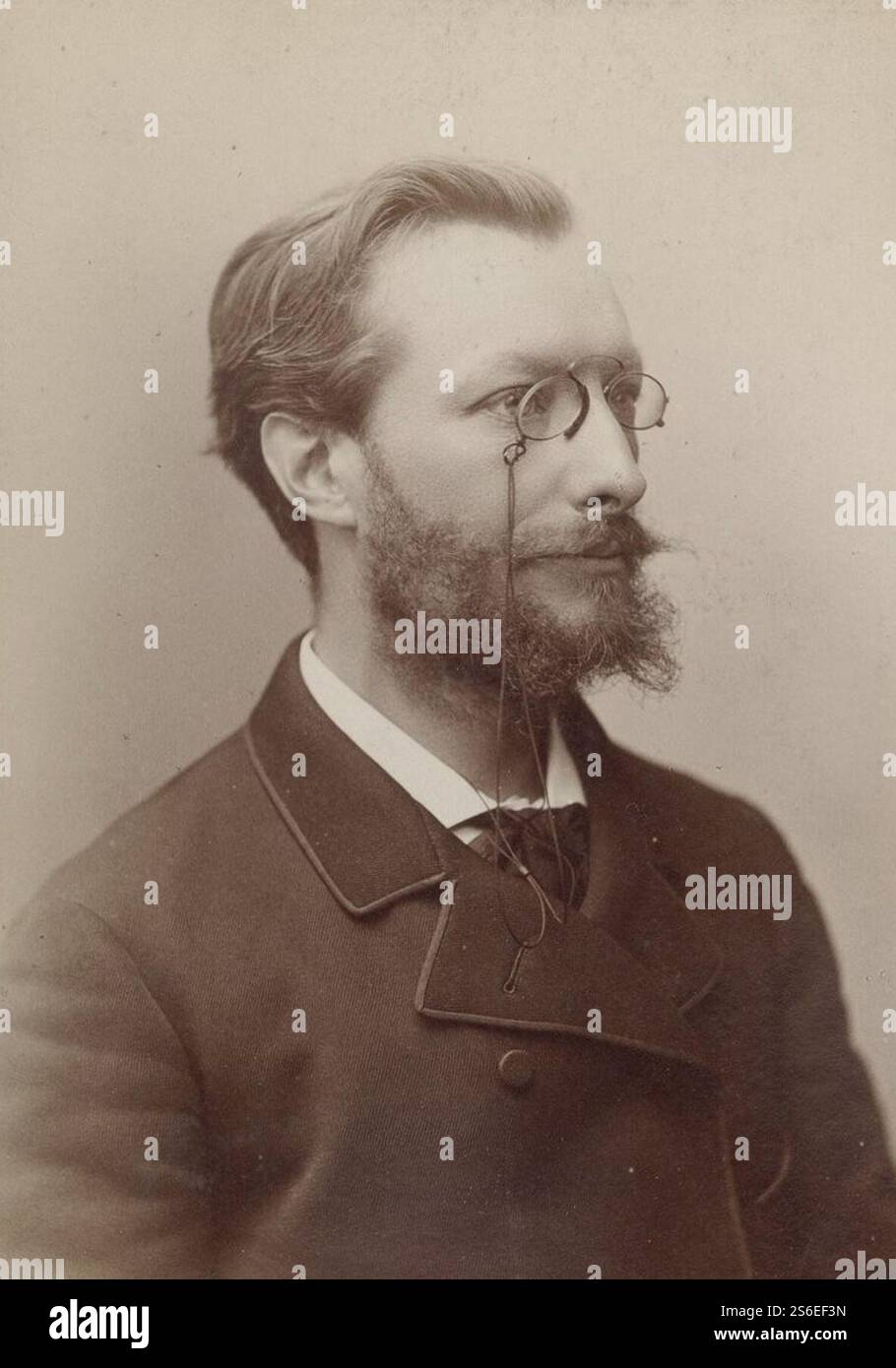 Georges Demenÿ by Atelier Nadar (cropped Stock Photo - Alamy