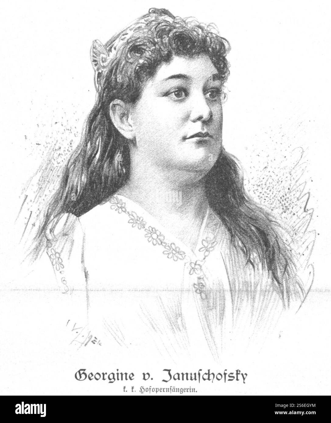 Georgine Januschofsky 1895 Vilimek Stock Photo - Alamy