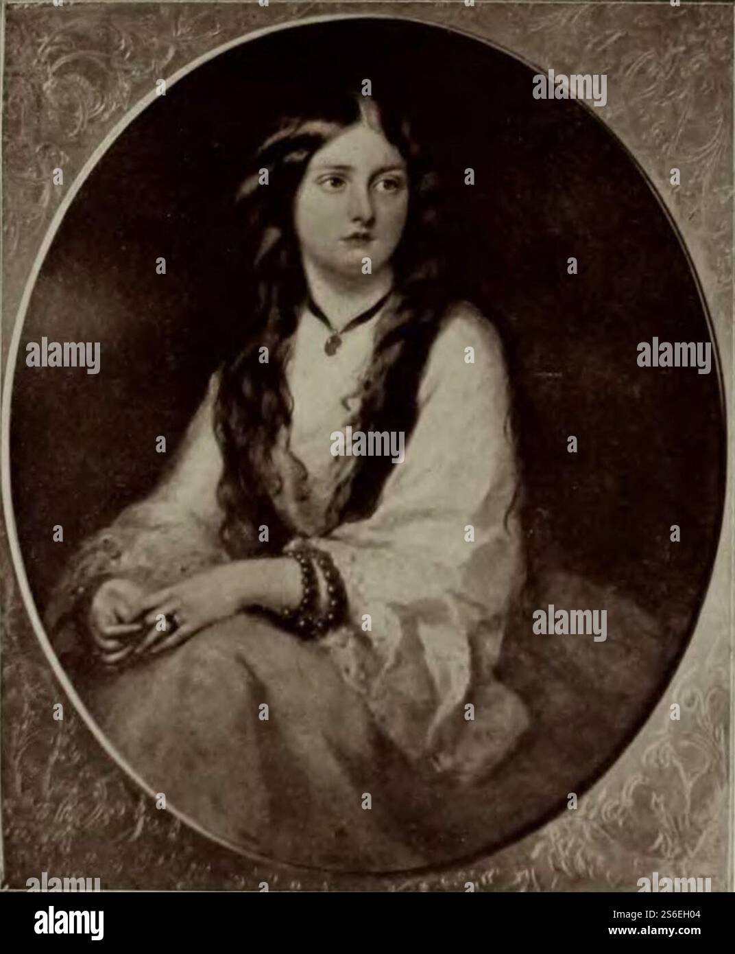 Georgina Alice Lyster Sartoris by Richard Buckner 1850 (page 110 crop ...