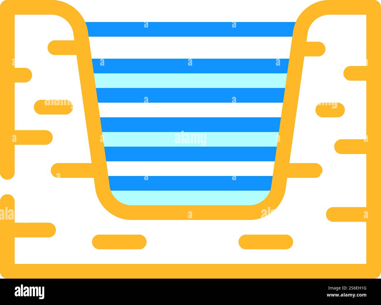 box of napkins color icon vector. box of napkins sign. isolated symbol ...