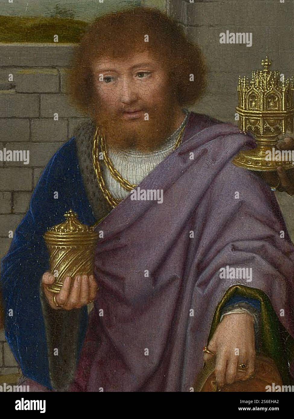 Gerard David - Adoration of the Kings Stock Photo - Alamy