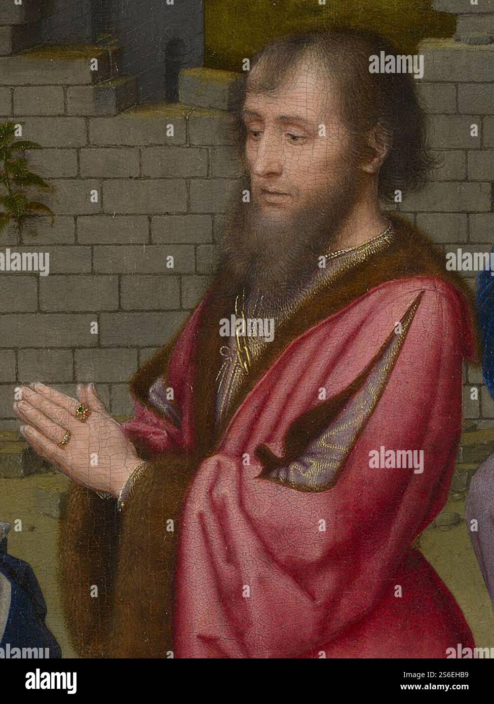 Gerard David - Adoration of the Kings Stock Photo - Alamy