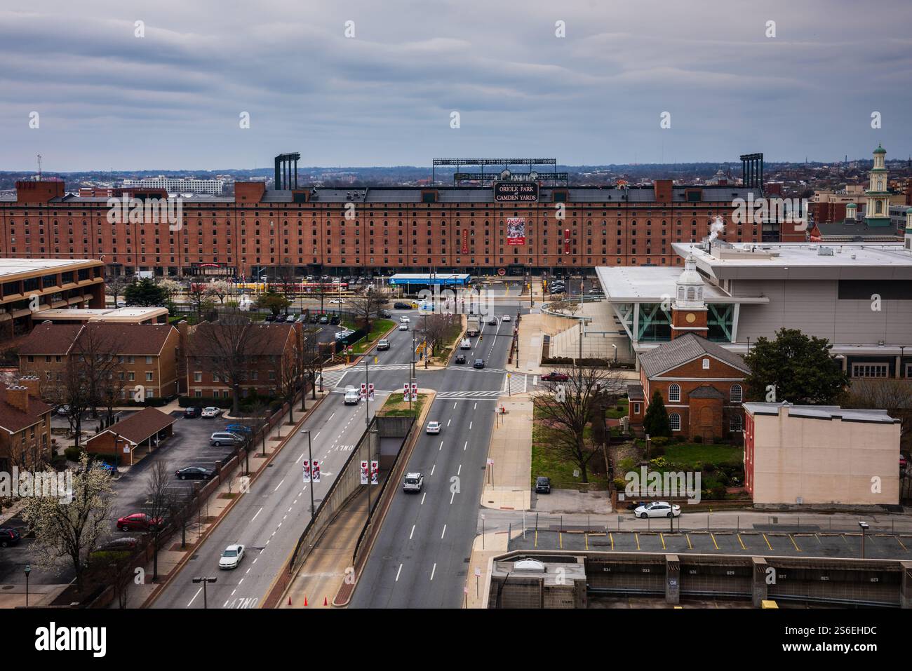Baltimore md aerial stadium hi-res stock photography and images - Alamy