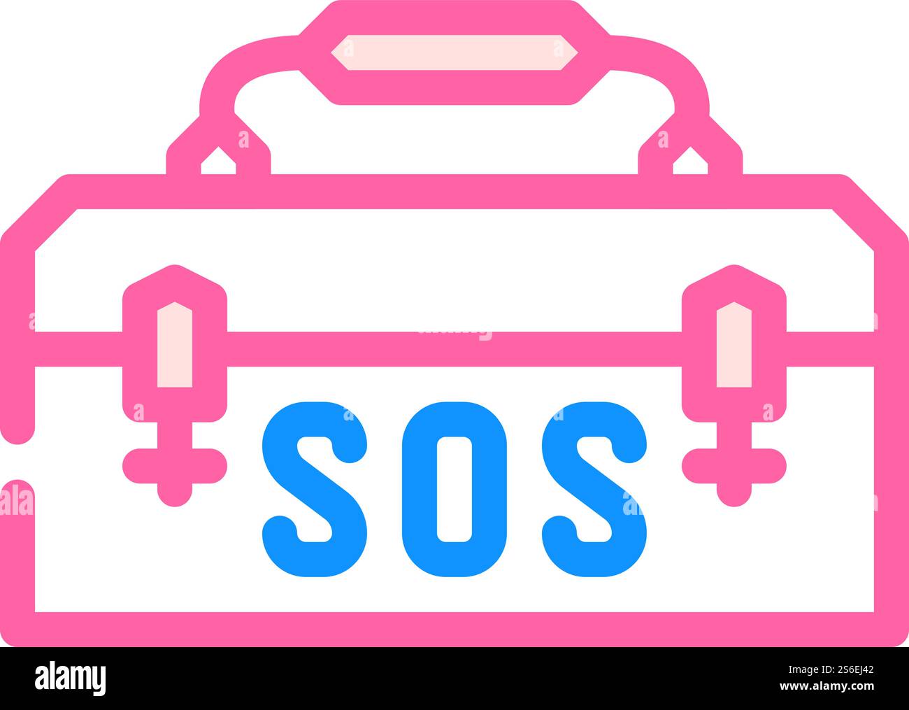 rescue kit color icon vector. rescue kit sign. isolated symbol ...