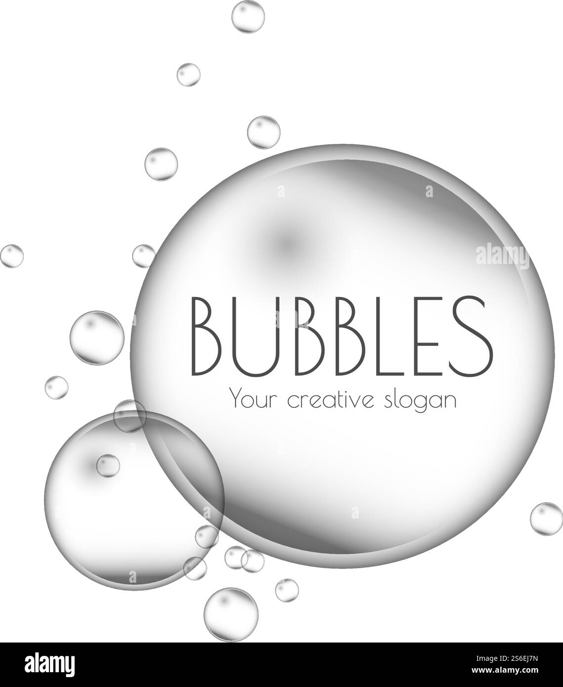 Natural realistic bubble illustration vector design Stock Vector Image ...