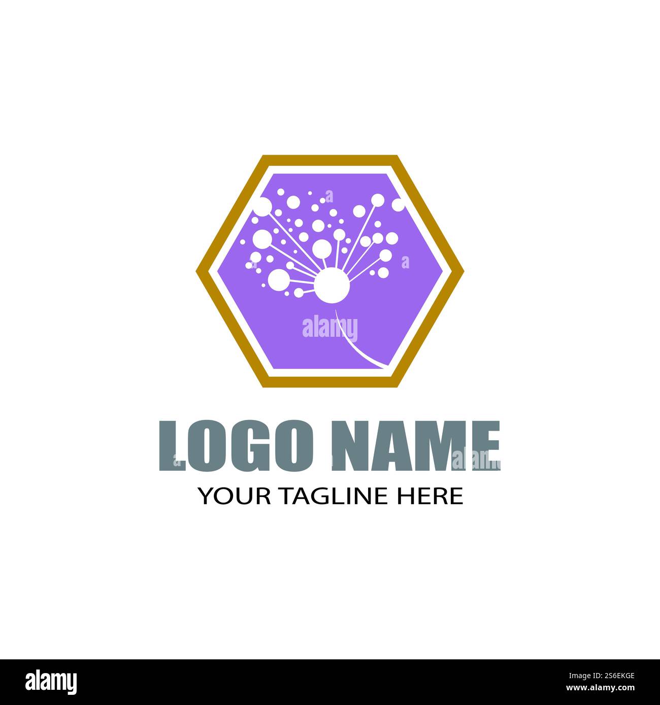 Dandelion flower logo vector template design Stock Vector Image & Art ...