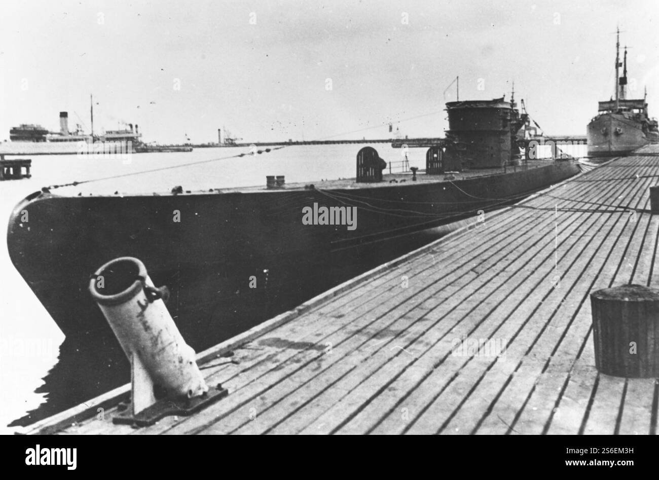 German Type XIV submarine U-464 in port, 1942 Stock Photo - Alamy