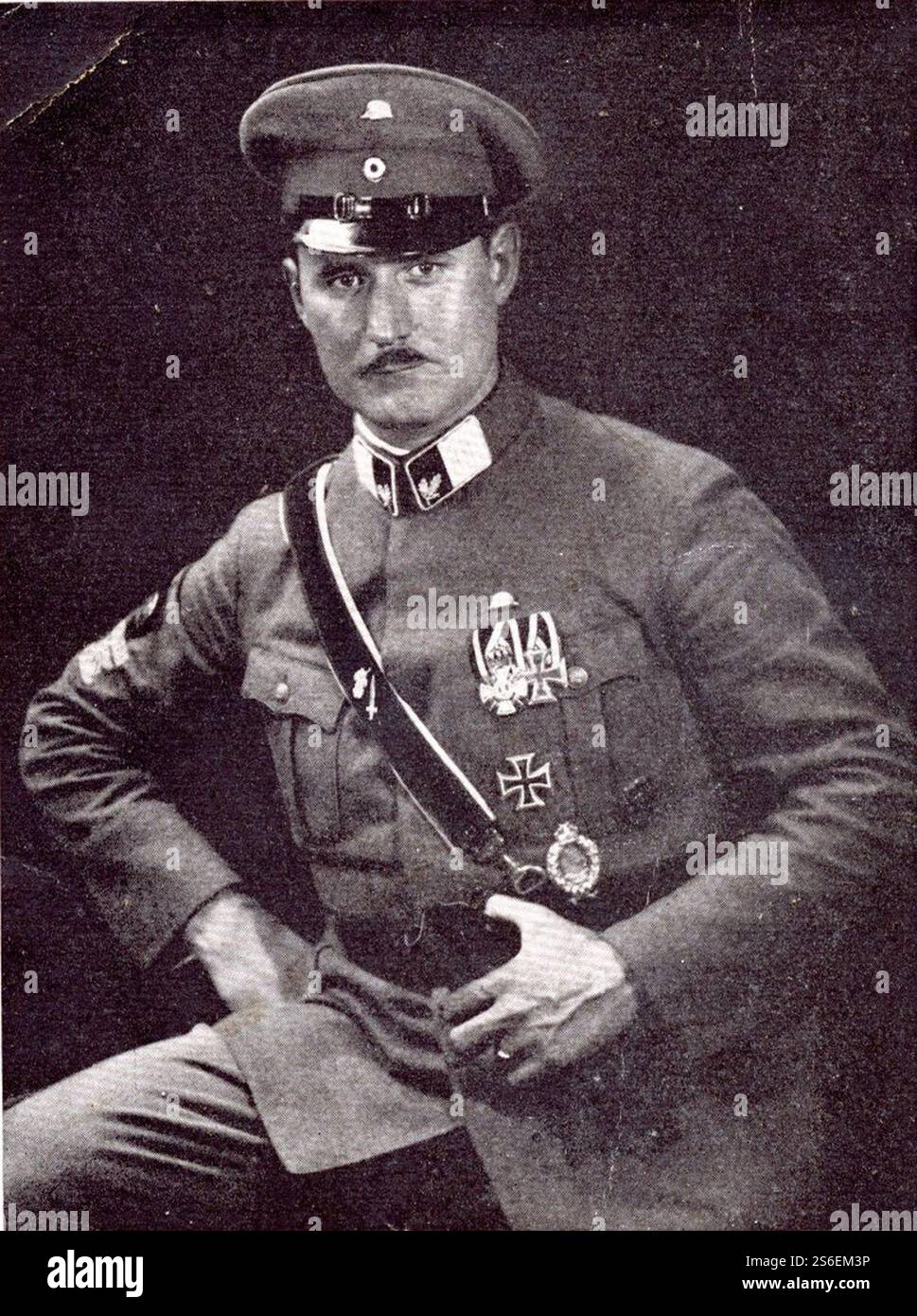 German World War I flying ace Richard Wenzl Stock Photo - Alamy
