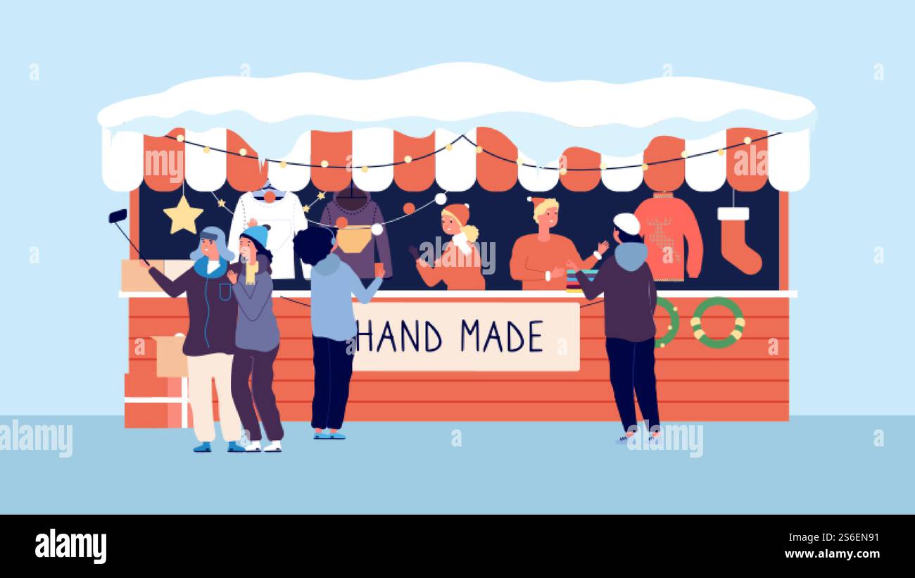 Christmas arch street food festival hi-res stock photography and images ...