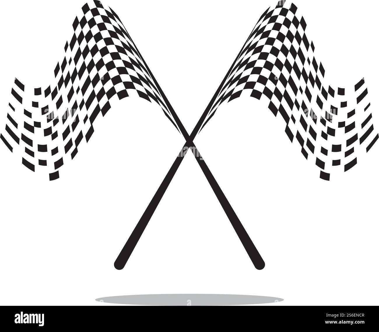 Race flag icon, simple design illustration vector Stock Vector Image ...