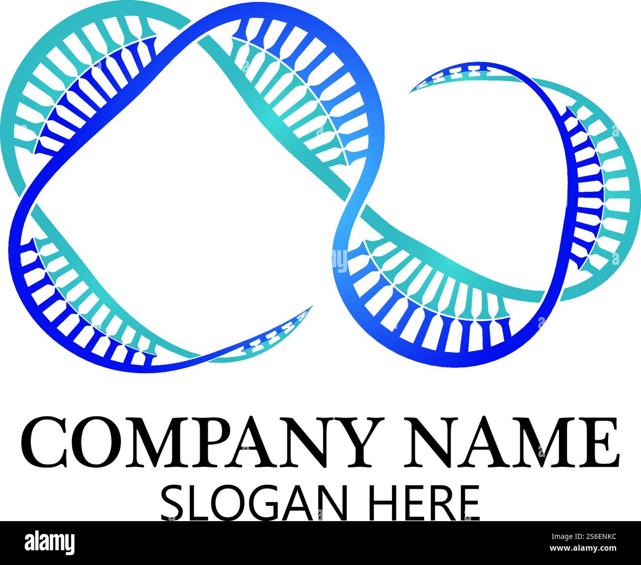 Infinity DNA Logo Icon Vector Stock Vector Image & Art - Alamy