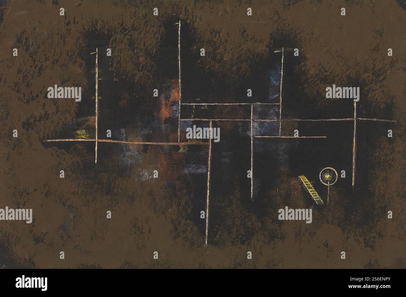 Gerüst eines Neubaues, Paul Klee (1930 Stock Photo - Alamy