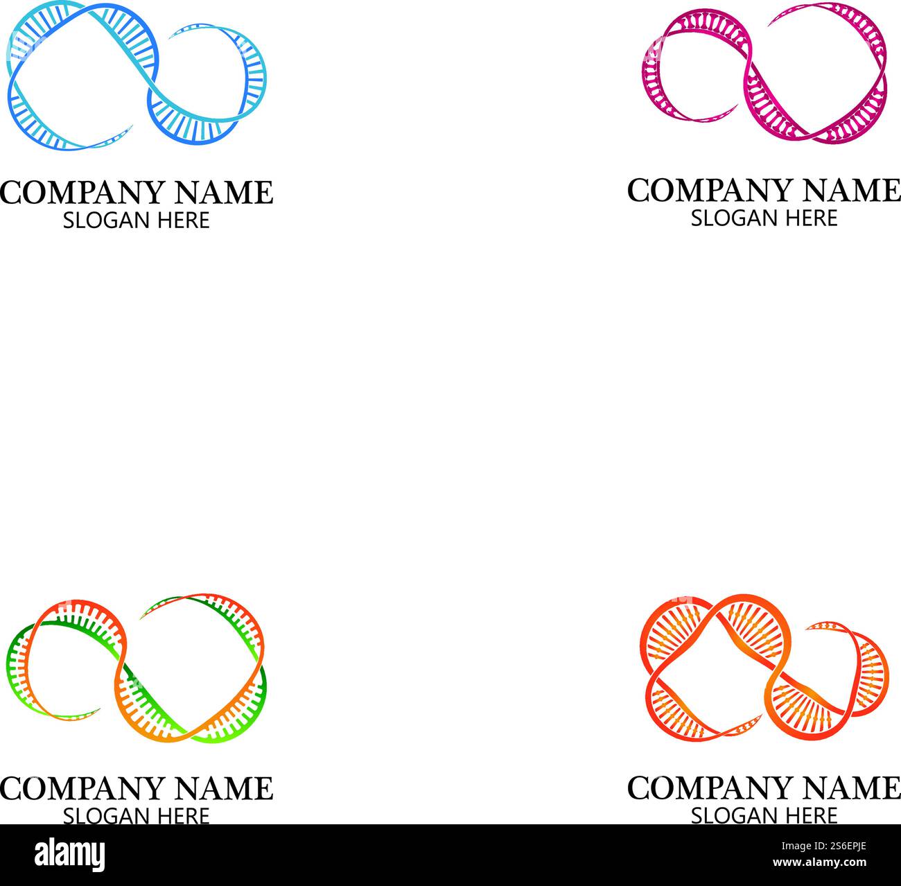 Infinity DNA Logo Icon Vector Stock Vector Image & Art - Alamy