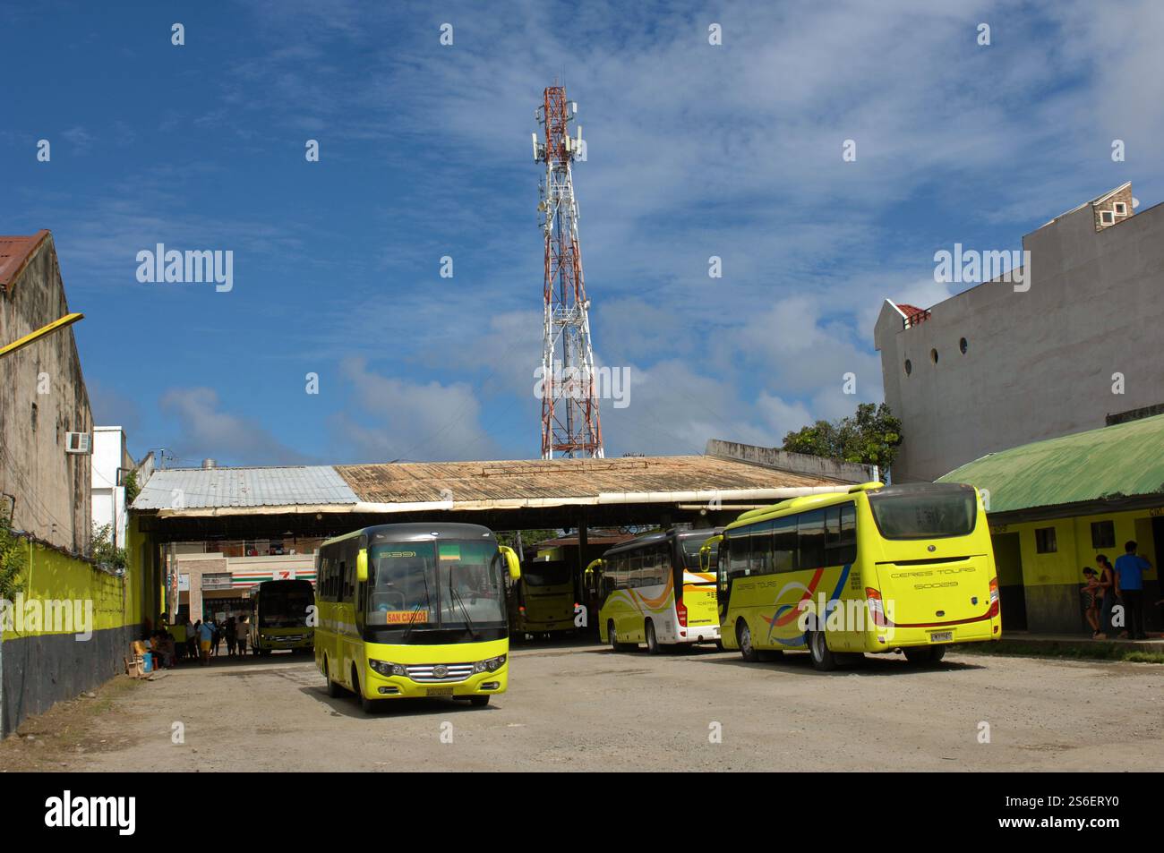 Ceres Bus Station, Cadiz City, Negros Occidental, Philippines Stock ...