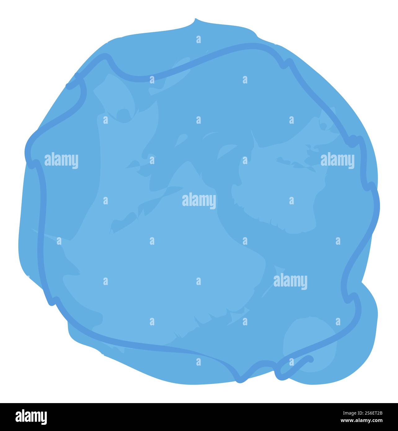 Illustration of a blue blob circle background Stock Photo - Alamy