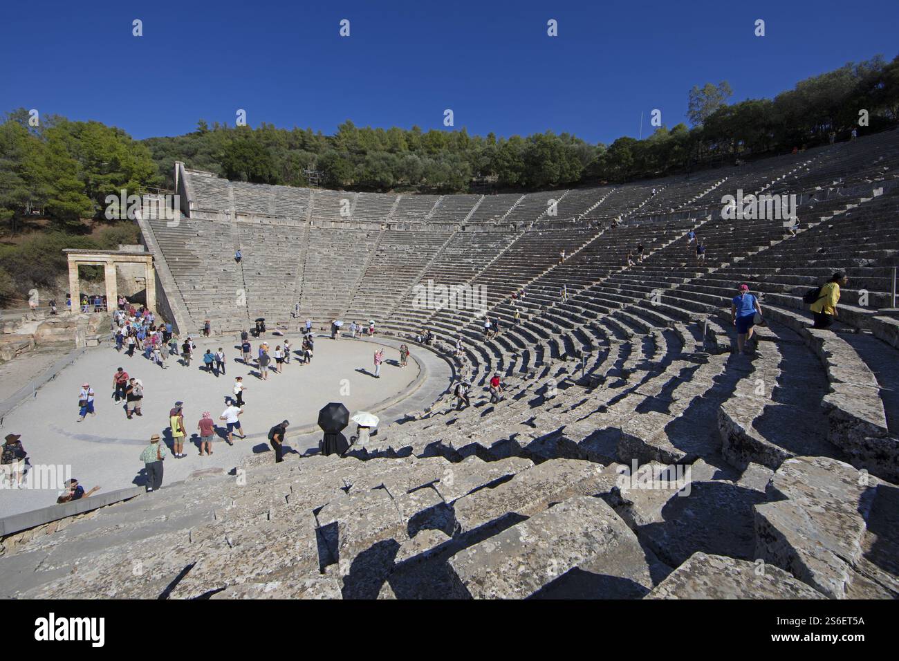 Theatre of Epidaurus, UNESCO World Heritage Site, Epidaurus, Argolis ...