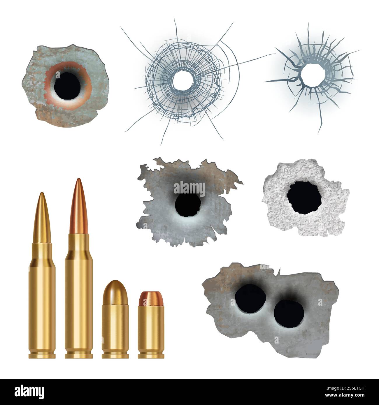 Handgun detail Stock Vector Images - Alamy