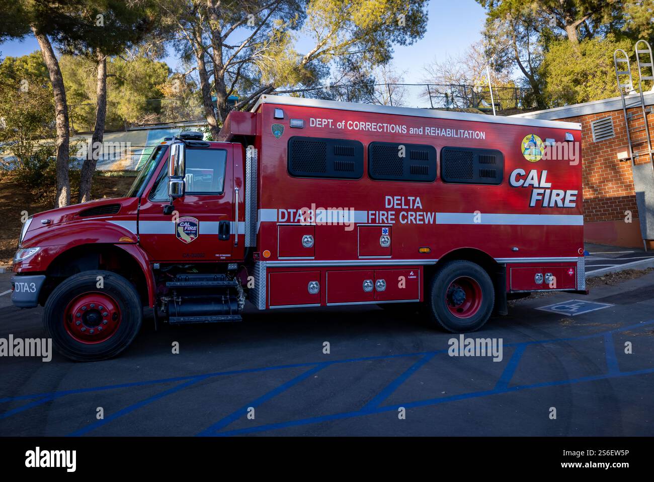 Los Angeles, United States. 15th Jan, 2025. A CalFIre Department of ...