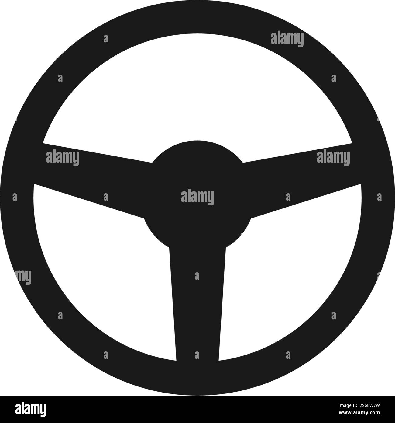 Steering wheel logo vector flat design Stock Vector Image & Art - Alamy