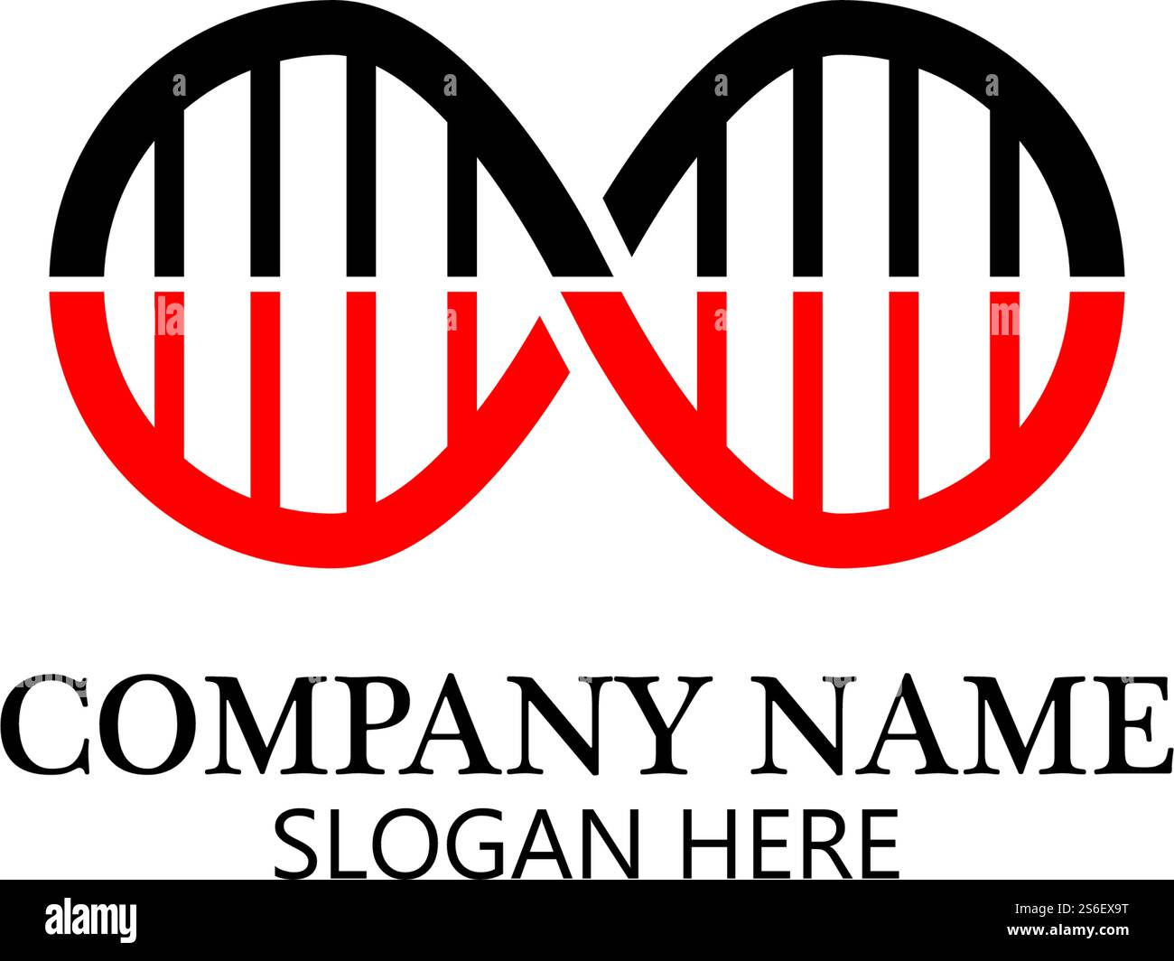 Infinity DNA Logo Icon Vector Stock Vector Image & Art - Alamy