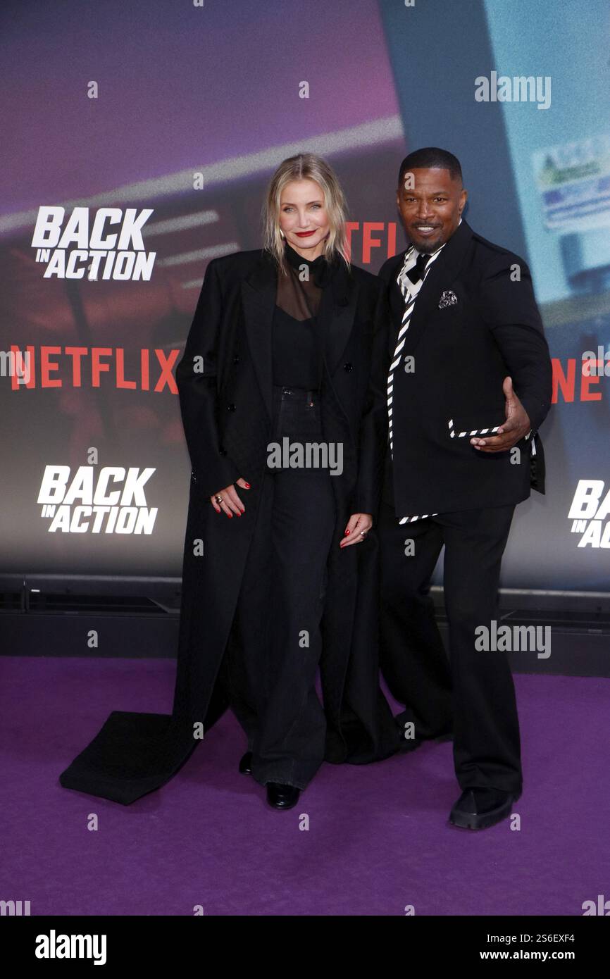 Cameron Diaz and Jamie Foxx at a special screening of Back in Action at ...